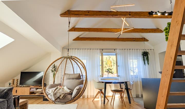 Offene Loft-vibes · Altstadt & Donau · Cozy 2-room - パッサウ