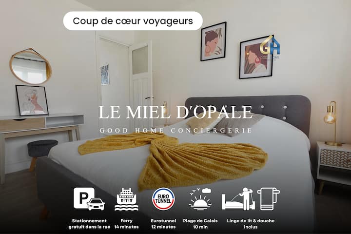 *Le Miel D'opale* Ferry, Shuttle Et Plage - カレー