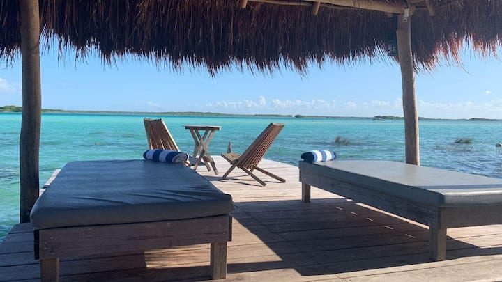 Bella Casa A Orilla De La Laguna - Bacalar