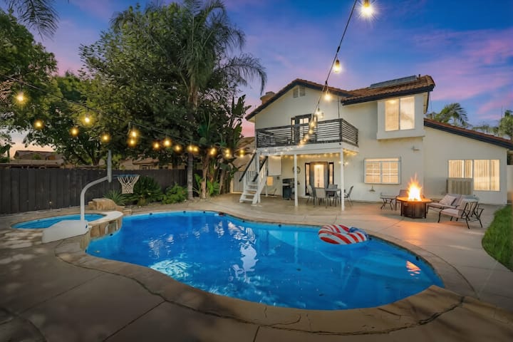 Sleeps 10|large Pool|jacuzzi|pool|arcade Game Room - San Jacinto, CA