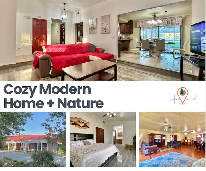 Cozy Modern Home + Nature - 펌데일