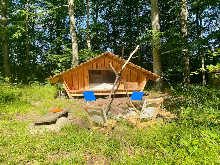 Idyllisk Shelter I Privat Skov - Kolding
