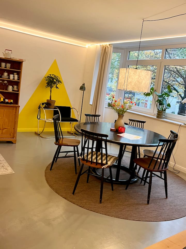 The Green Chair Eimsbüttel- 65qm & Balcony For 4-6 - Hamburgo