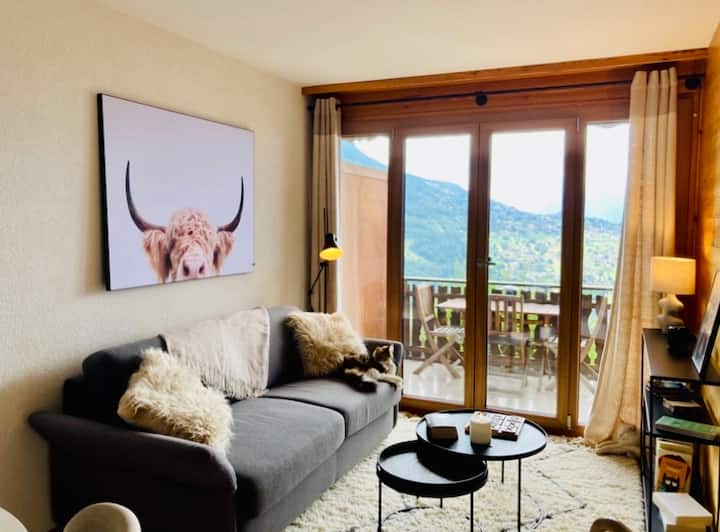Appart Cosy Avec Vue Magnifique - Sion