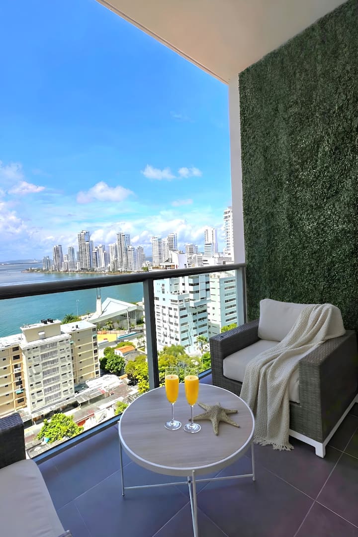 Toprated Suite|stunning Panoramic Ocean City Views - Cartagena