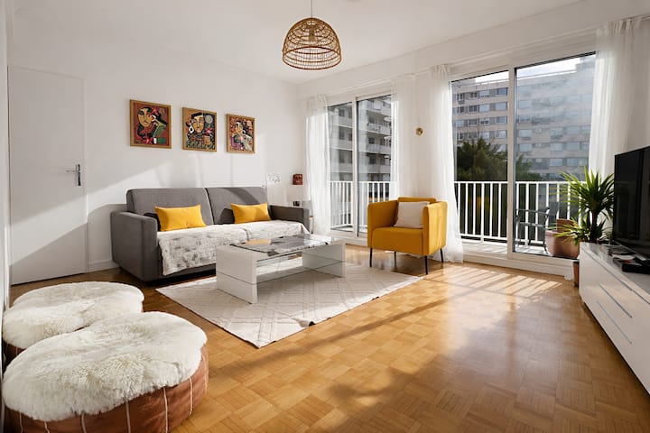 Le Candelaria - 6 Pers - Proche Paris - Balcon - Puteaux