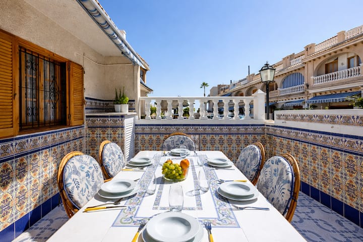 1ª Línea Mar Tamarit 3hab 3baños Parking - Costa Blanca