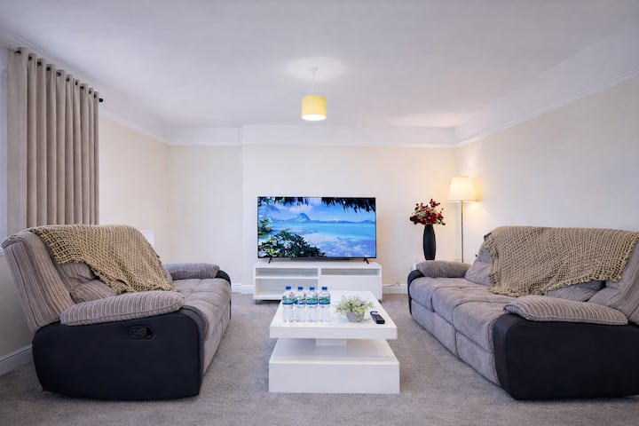 Central Southampton Cozy 3bed Flat|private Parking - Southampton