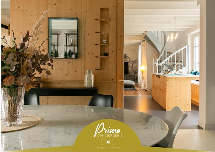 La Villa Bel Air - Maison & Jardin, Vue Sur Loire - Orvault