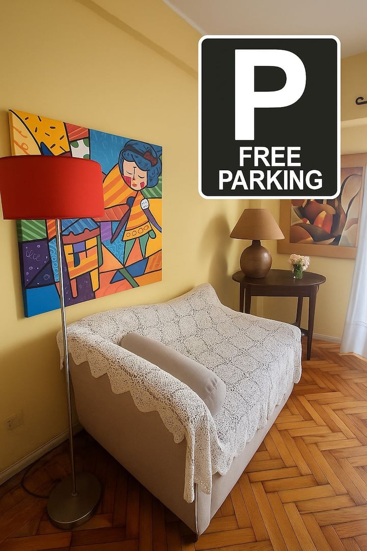 Cochera Gratuita. 3 Amb -Flex Check In- Wifi 500 - Buenos Aires