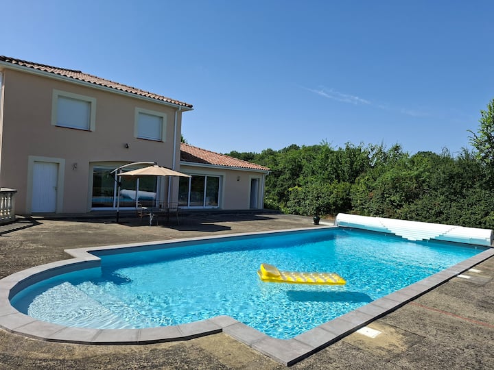 Maison Et Piscine Privée - 6 à 8 Personnes - Samatan