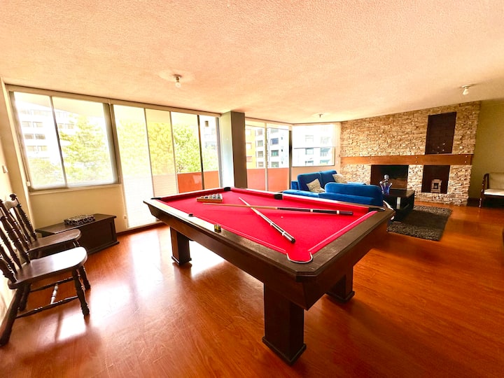 Lux 4br•designer Vibe•16 Guest•balcony•la Carolina - Quito
