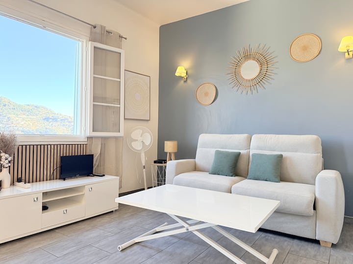 Studio Lumineux, Cosy Et Calme Avec Balcon - Nice
