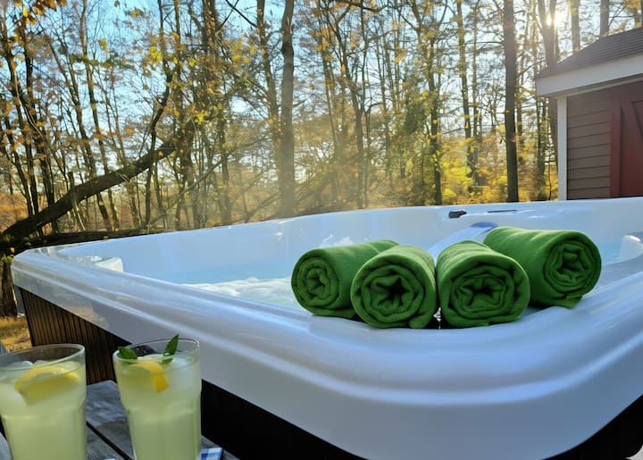 Near Kalahari/privatehottub/fire Pit/tiny Home - Moscow, PA