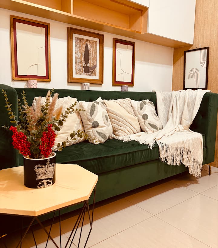 Cozy 1br, Karaoke, Massager, Sm North Grass T4 - Cuba