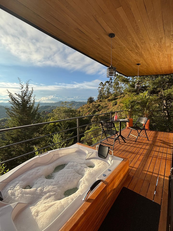 Cabaña Con Jacuzzi Y Vista A La Represa - Peñol