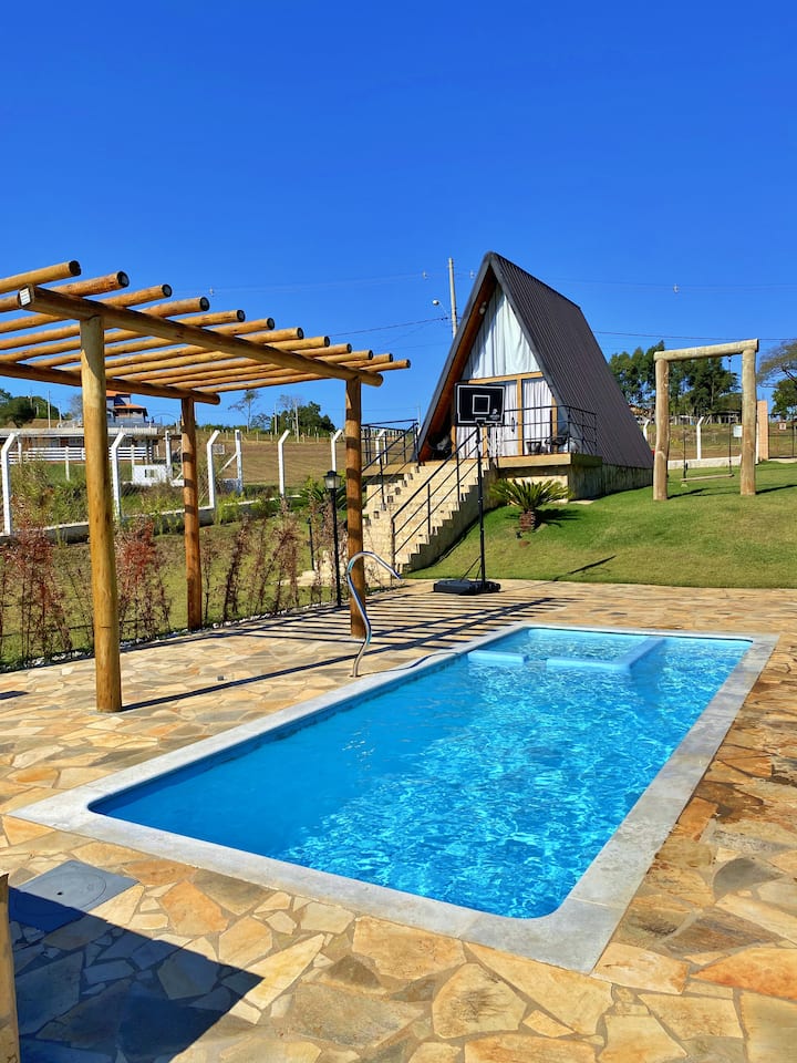 Cabana Exclusiva: Piscina, Jacuzzi E ÁRea Gourmet - Brazil