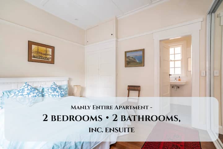 2bed Entire -Harbourside 1920's Apartment In Manly - Sydney Harbour National Park