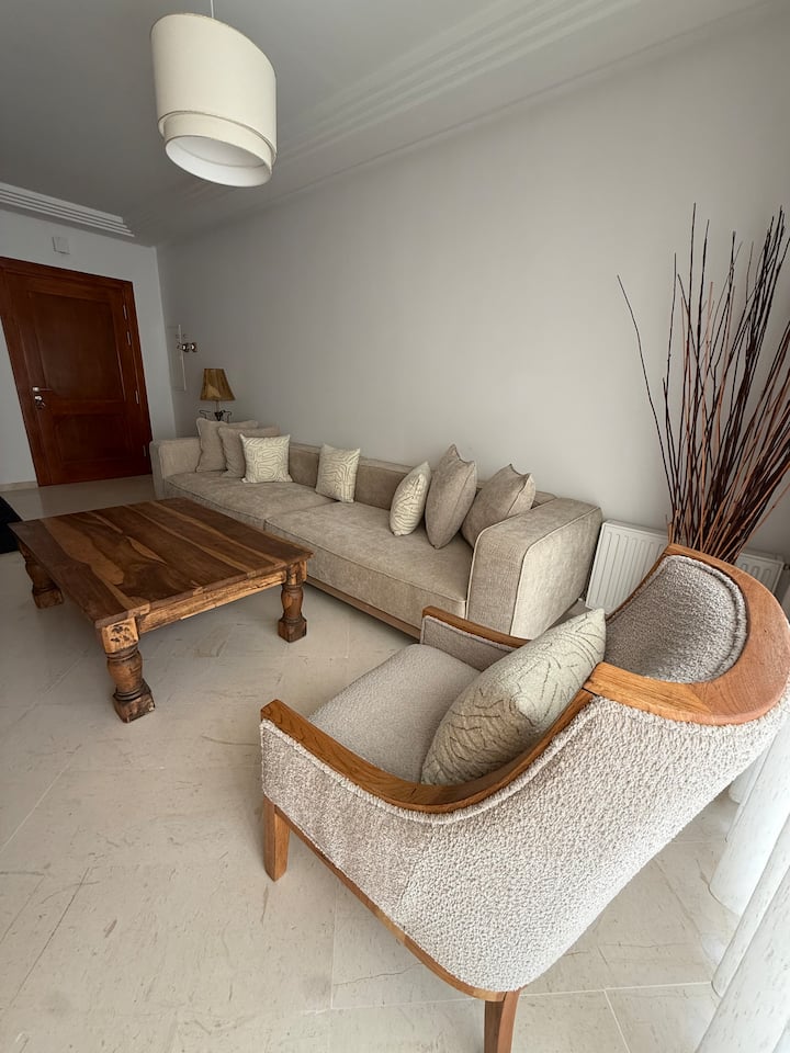 Appartement Cosy Et Chaleureux - 3 Chambres - Sousse