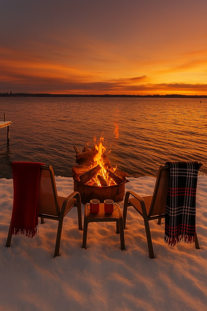 Waterfront Cottage/boat Access/fire Pit/bbq - 孟買