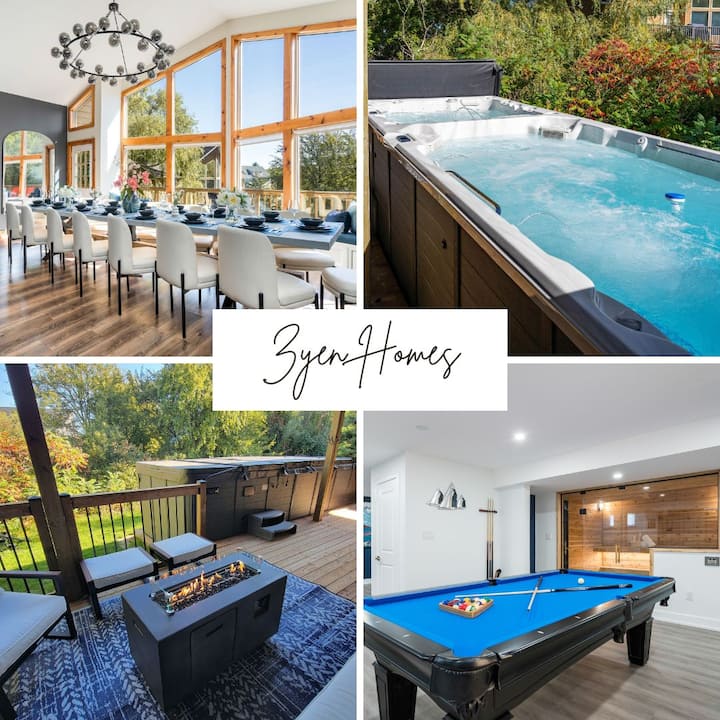 Large Chalet Hideaway • Hottub/swimspa •  Sauna - Collingwood