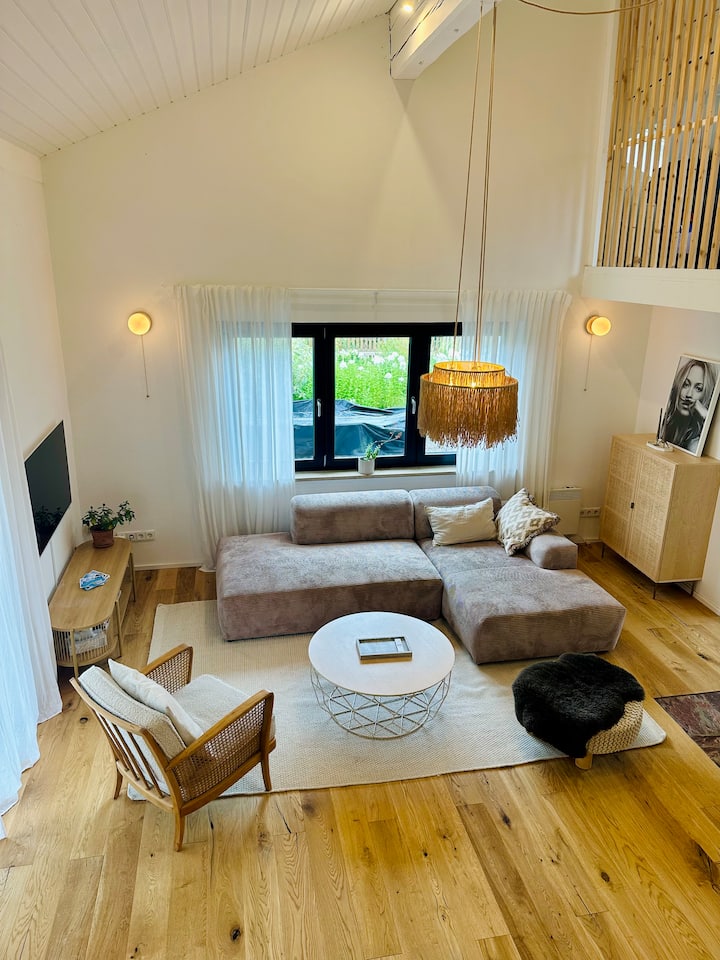Hygge Bungalow In Bernau Mit Garten Und Bergblick - Bernau am Chiemsee
