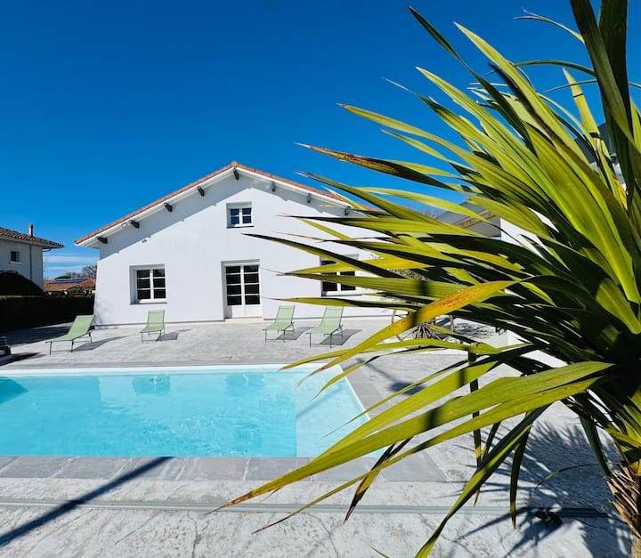 Villa Entre Lac Et Océan Avec Piscine Chauffée - Mimizan