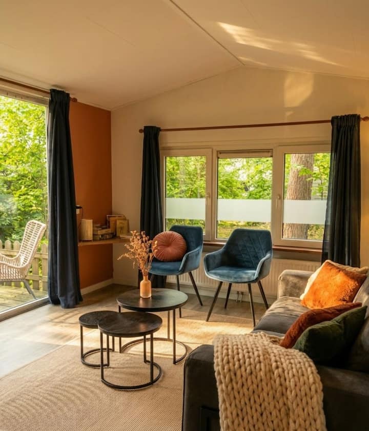 Lodge In Het Veluwse Bos - Met Terras En Tuin - Nunspeet