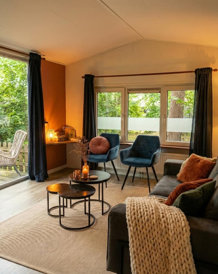 Lodge In Het Veluwse Bos - Met Terras En Tuin - Elburg