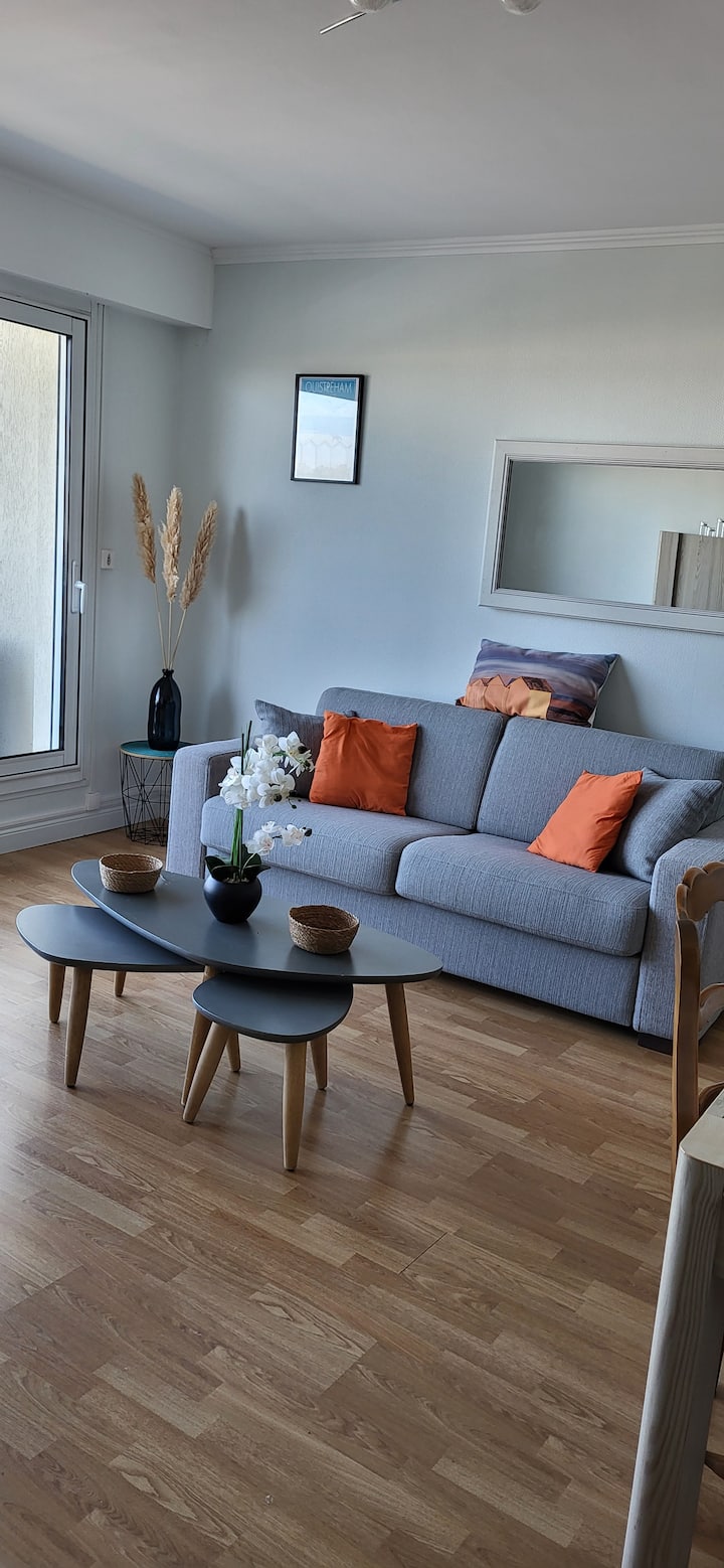 Appartement Cosy Avec Balcon Et Vue Sur La Mer - Ouistreham