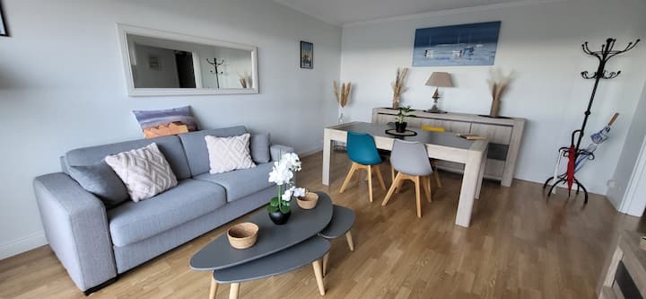 Appartement Cosy Avec Balcon Vue Mer - Ouistreham