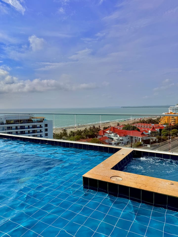 7 Guests • Infinity Pool & Ocean View - Cartagena, Colombia