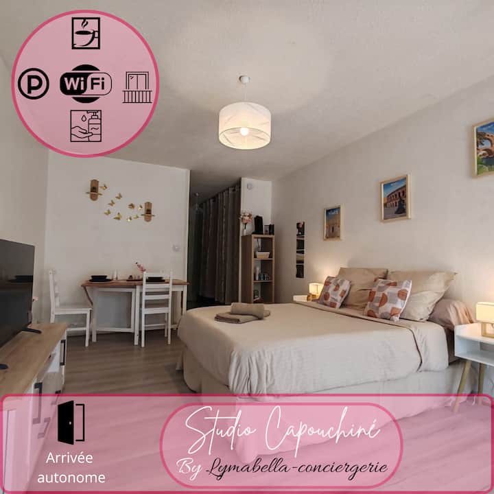 Studio Capouchiné Avec Parking / Proche Centre - Nîmes