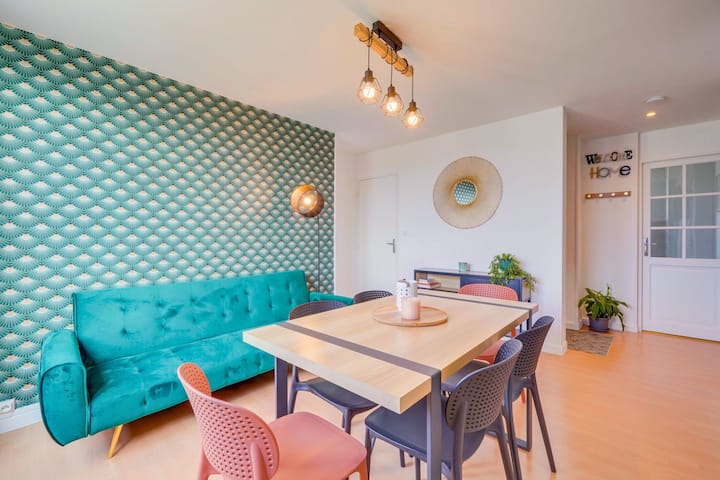 3 Chambres  Parking Gratuit  Idéal Groupes - Pessac