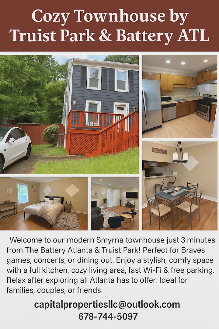 Cozy Smyrna Stay By Battery Atl - Smyrna, GA