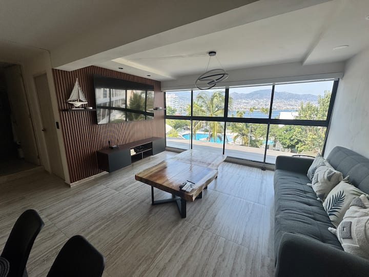 Depto. Premium Con Vista Panorámica A La Bahía - Acapulco