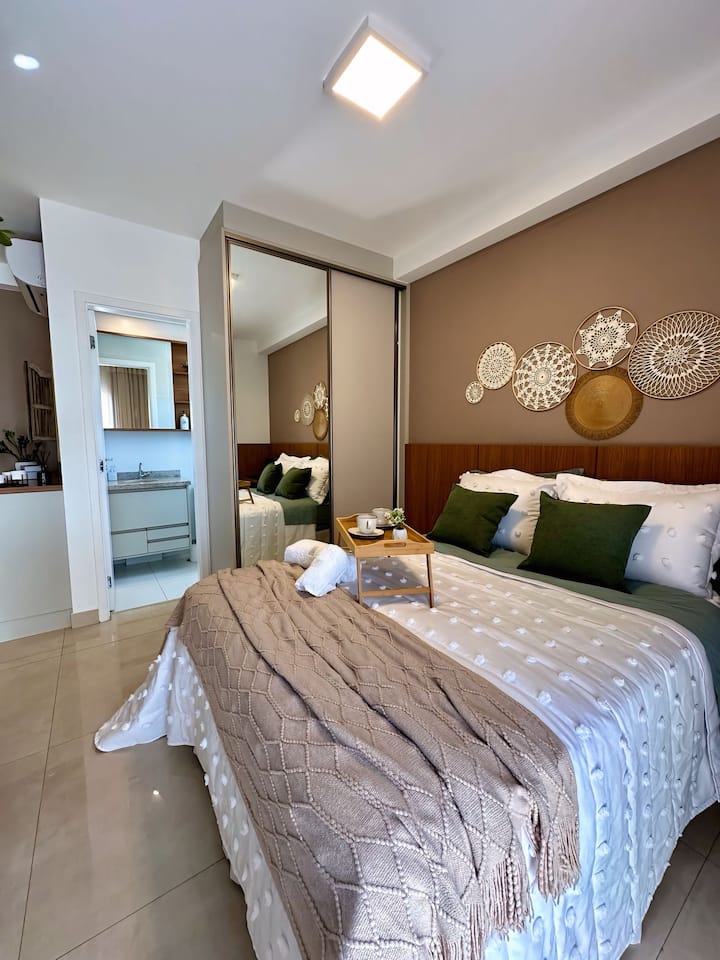 Studio Bali 13º Andar - Sua Melhor Experiência! - Piracicaba