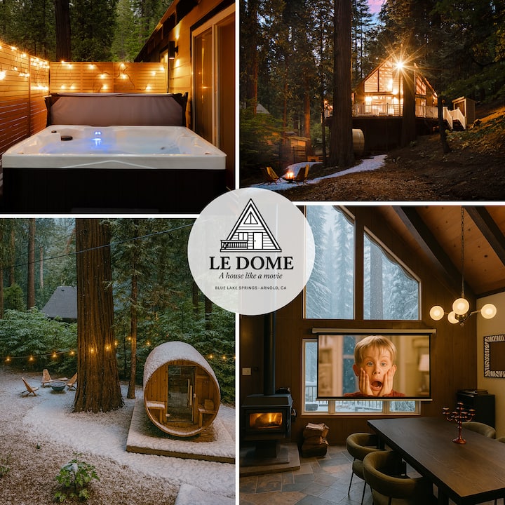 A-frame • Sauna • Hot Tub • Fire Pit | Ledome - Arnold, CA