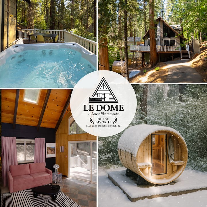 A-frame • Sauna • Hot Tub • Fire Pit | Ledome - Arnold, CA