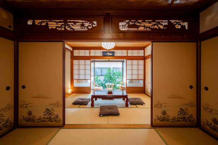 日本和室を貸切。30秒で火山が見える海へ。庭でbbq。歩いてラーメン・温泉。ゴルフ場は車で15分。 - Aira