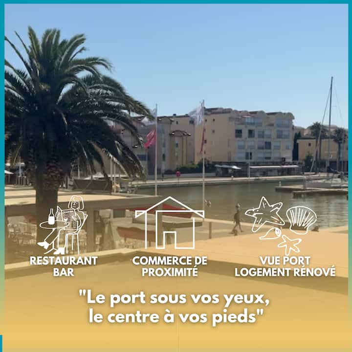 Appartement éLégant Avec Vue Port - Gruissan