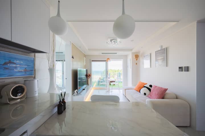 [속초스테이]속초해수욕장27m/파노라마 오션뷰 3룸/가족•부모님 여행/올오션뷰/호캉스/넷플 - Sokcho-si