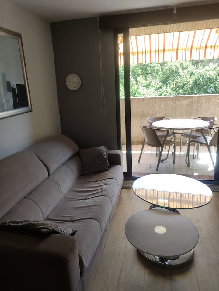 Duplex T3 6 Couchages Piscine - Villeneuve-Loubet