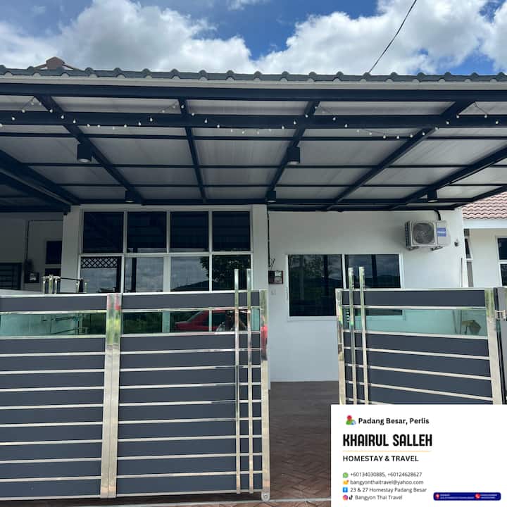 Comfy House Near Thai Border (4 Aircond) - Sadao