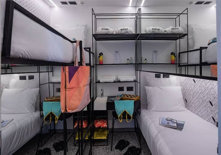 2 Single Bed Pod - Value, Comfort By The Beach - Tel Aviv