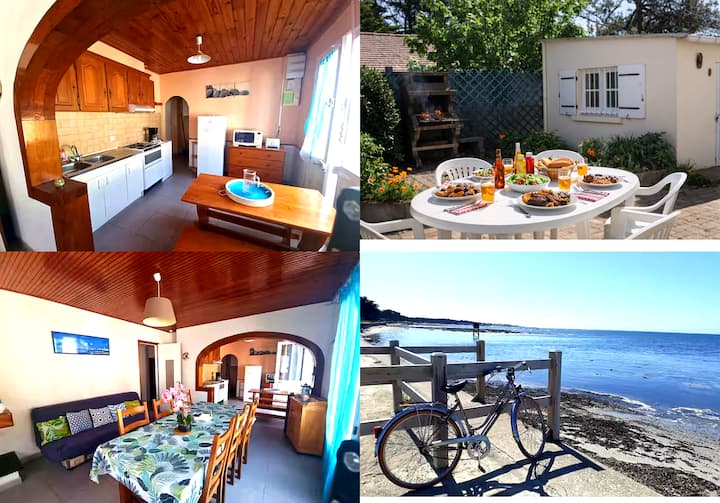 Maison Paisible Avec Terrasse & Bbq Idéale Famille - Préfailles