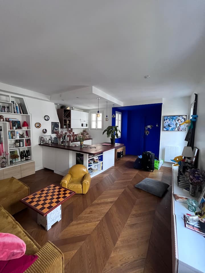 Appartement Cosy Et Lumineux - Quartier de Belleville