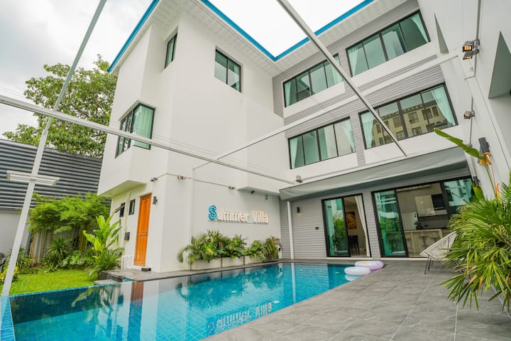 Emquartier｜曼谷市中心｜豪华整栋7卧泳池别墅｜bts Phrom Phong ｜近Bts - Bangkok