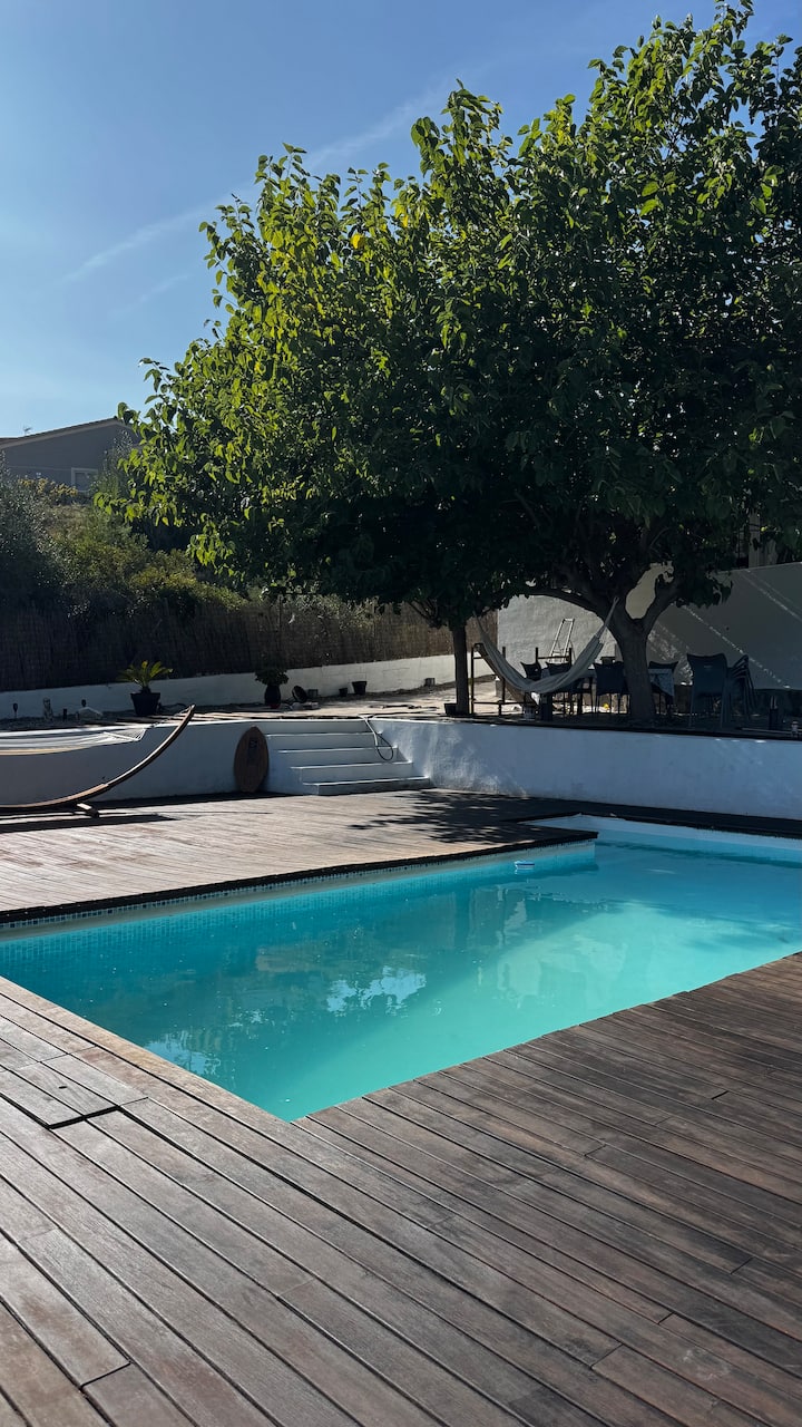 Mar Y Monte Chalet Con Piscina A 5 Min De La Playa - Segur de Calafell