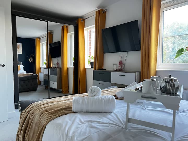 Modern Haven/double Room With Hot Tub & Parking - Banbury